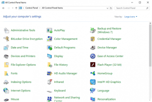 A+ Sub-Objective 1.6 – Given a scenario, use Microsoft Windows Control Panel utilities - CertBlaster